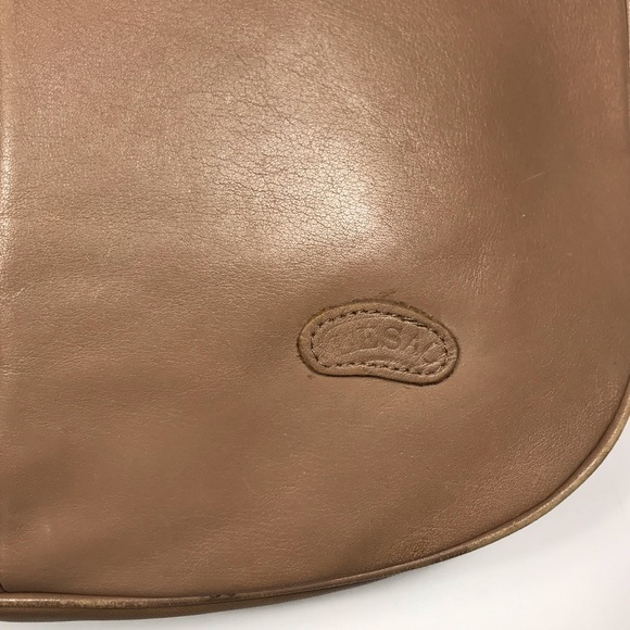 Vintage | Bags | Ronay Lesac Vintage 95 Tan Leather Crossbody Bag ...